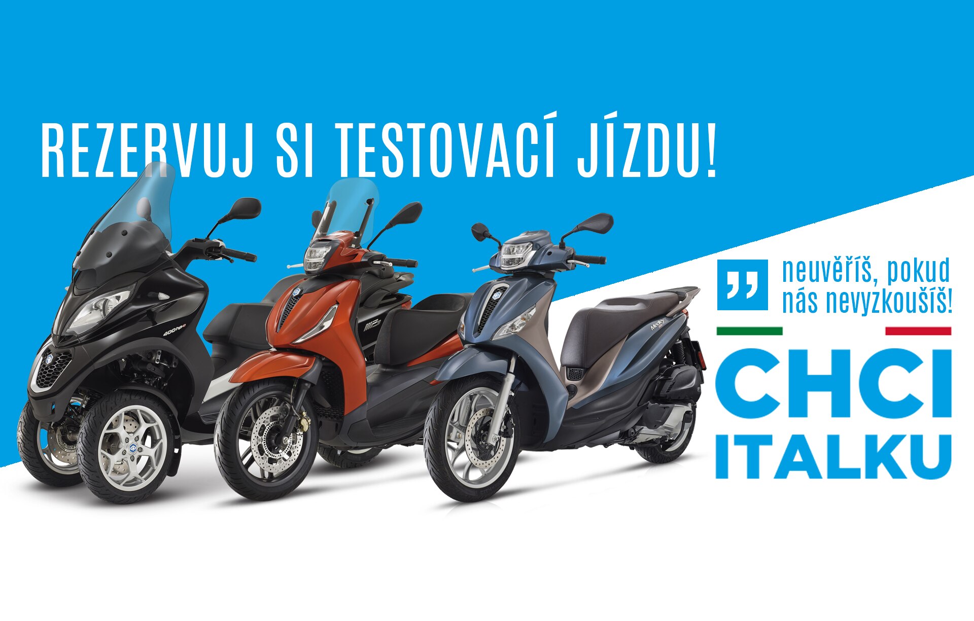 Piaggio: Oficiální webové stránky - Piaggio.com